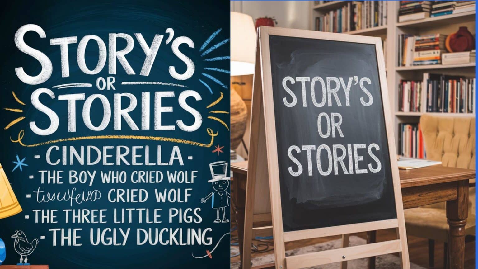 Story's or Stories possessives - Grammar Beacon