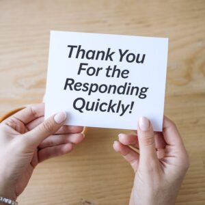 Other Ways to Say Thank You For Responding Quickly - Grammar Beacon