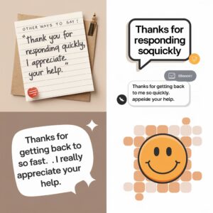 Other Ways to Say Thank You For Responding Quickly - Grammar Beacon