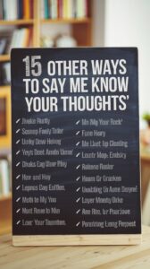 15 Other Ways To Say “Let Me Know Your Thoughts” - Grammar Beacon