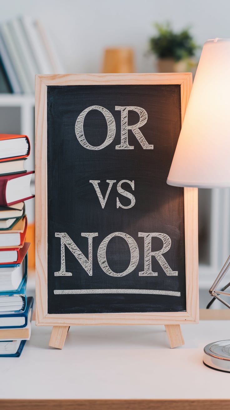 Or vs Nor - Grammar Beacon