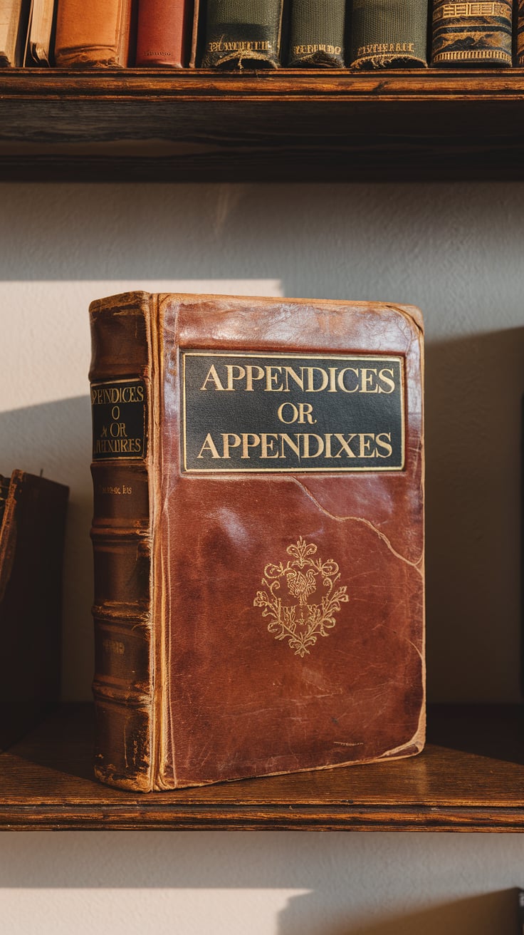 Appendices or Appendixes - Grammar Beacon