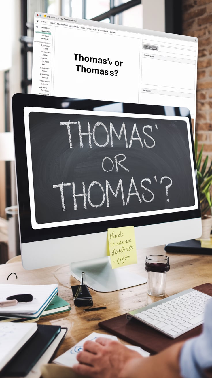 Thomas's or Thomas’ - Grammar Beacon