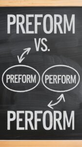 Preform vs Perform - Grammar Beacon
