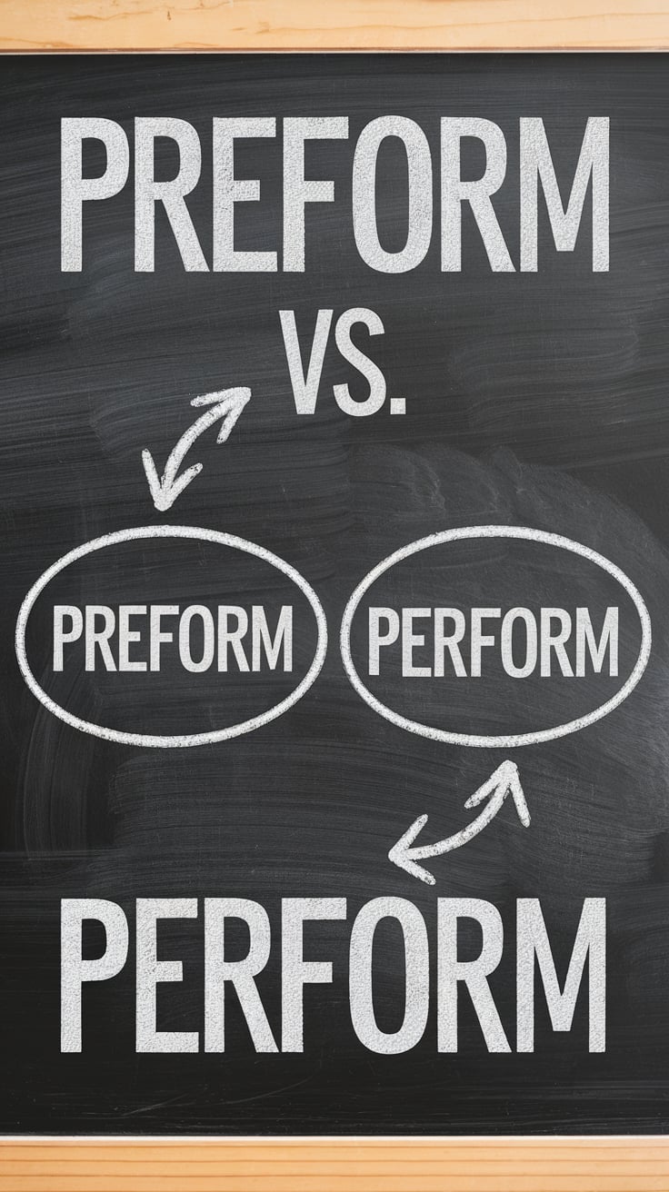 Preform vs Perform - Grammar Beacon
