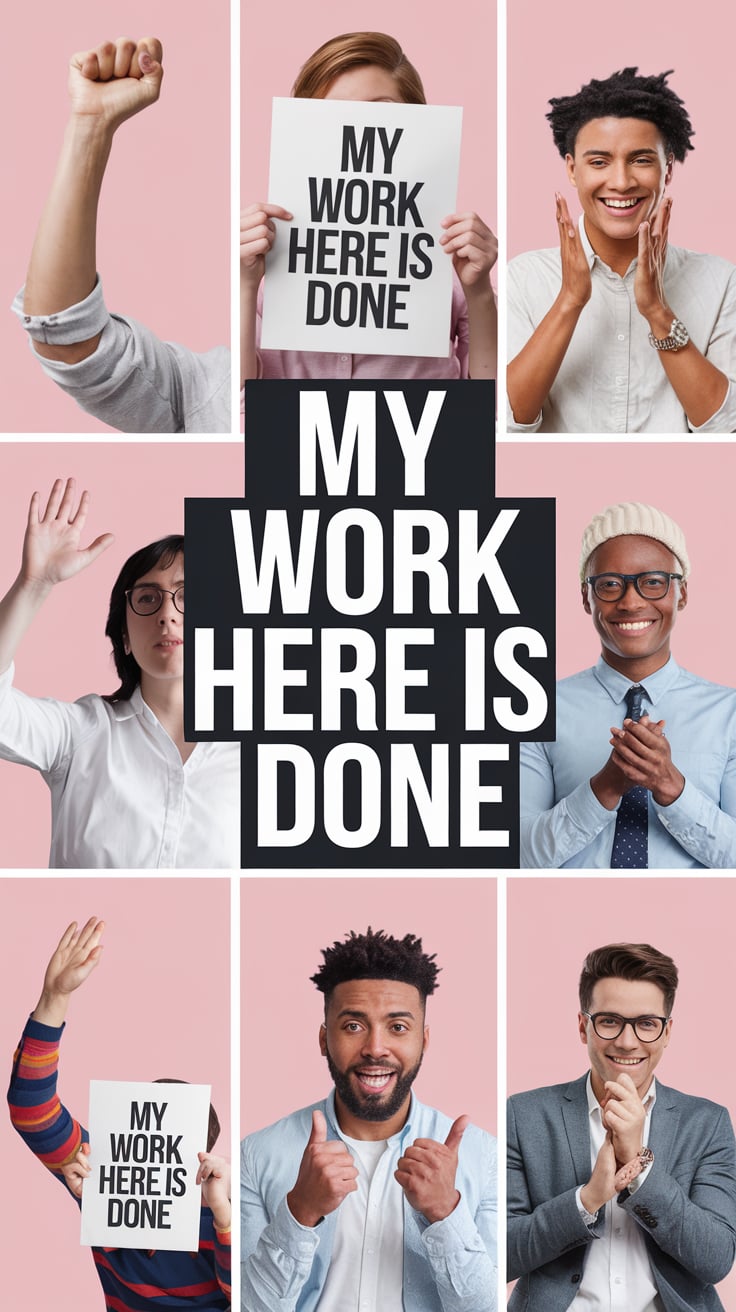 15 Other Ways to Say “My Work Here Is Done” - Grammar Beacon