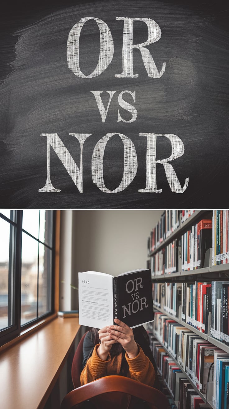 Or vs Nor - Grammar Beacon