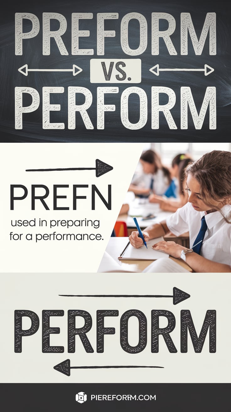 Preform vs Perform - Grammar Beacon