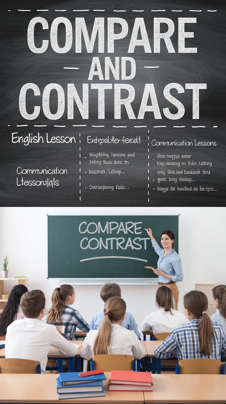 What Does Compare and Contrast Mean? - Grammar Beacon
