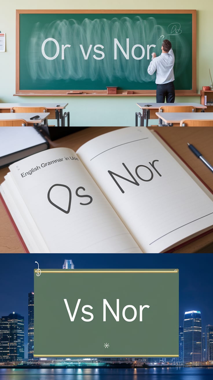 Or vs Nor - Grammar Beacon