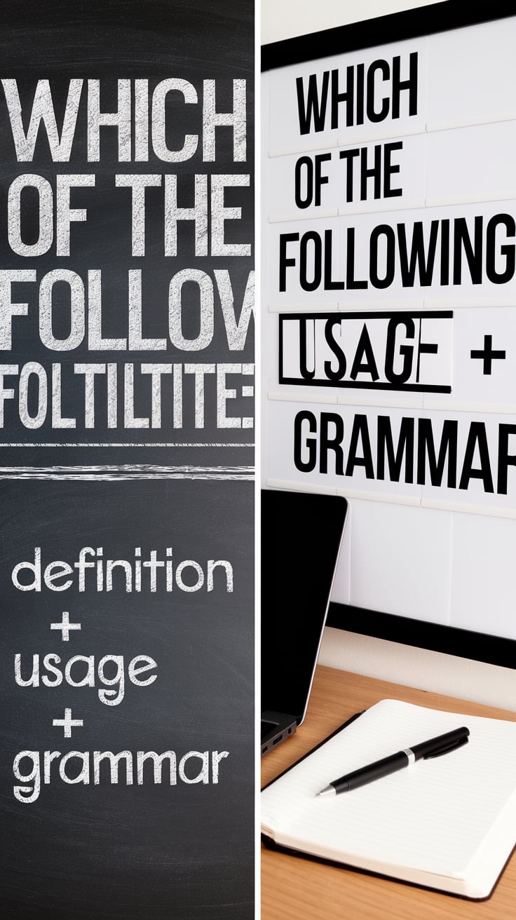 Which of the Following: Definition + Complete Usage + Grammar - Grammar ...