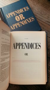 Appendices or Appendixes - Grammar Beacon