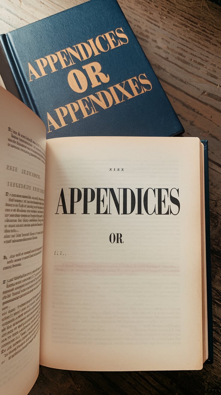 Appendices or Appendixes - Grammar Beacon