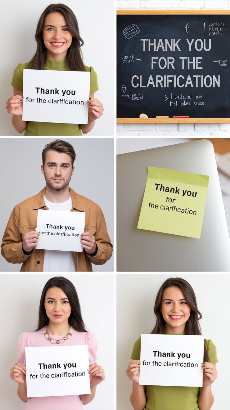 15 Other Ways to Say “Thank You for the Clarification” - Grammar Beacon