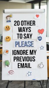 20 Other Ways To Say “Please Ignore My Previous Email” - Grammar Beacon