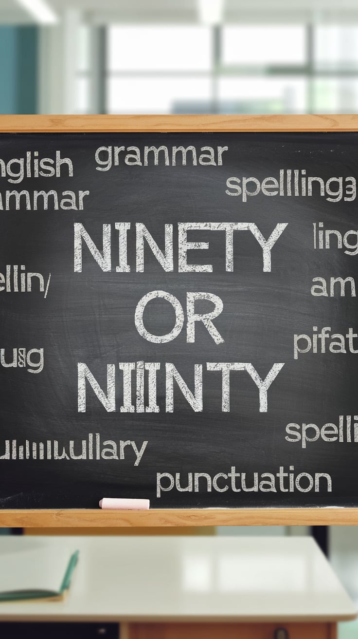 Ninety or Ninty: Which Is the Correct Spelling? - Grammar Beacon