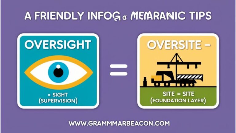 Oversight vs Oversite: Pointing Out the Differences - Grammar Beacon